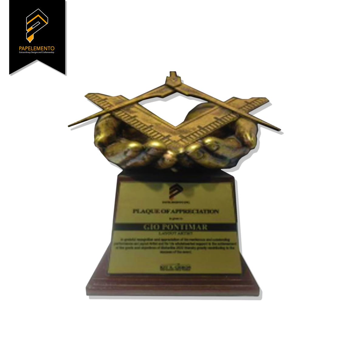 MASONIC PLAQUE | Custom Plaques – papelemento